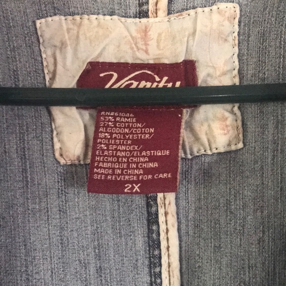 Vanity | Jackets & Coats | Vanity Jean Jacket | Poshmark